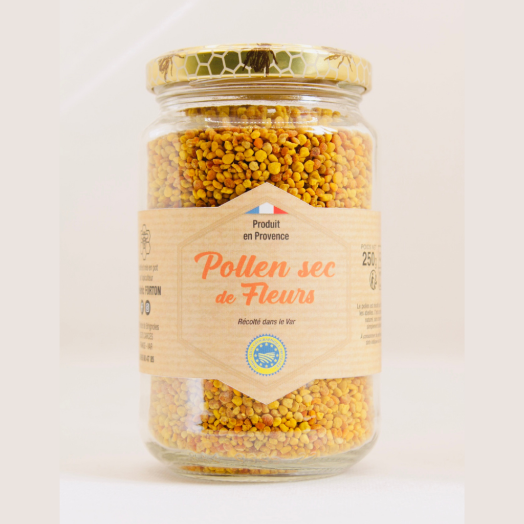 Pollen de fleurs de Provence 250g - Forton Apiculteur : Vente Miels de ...